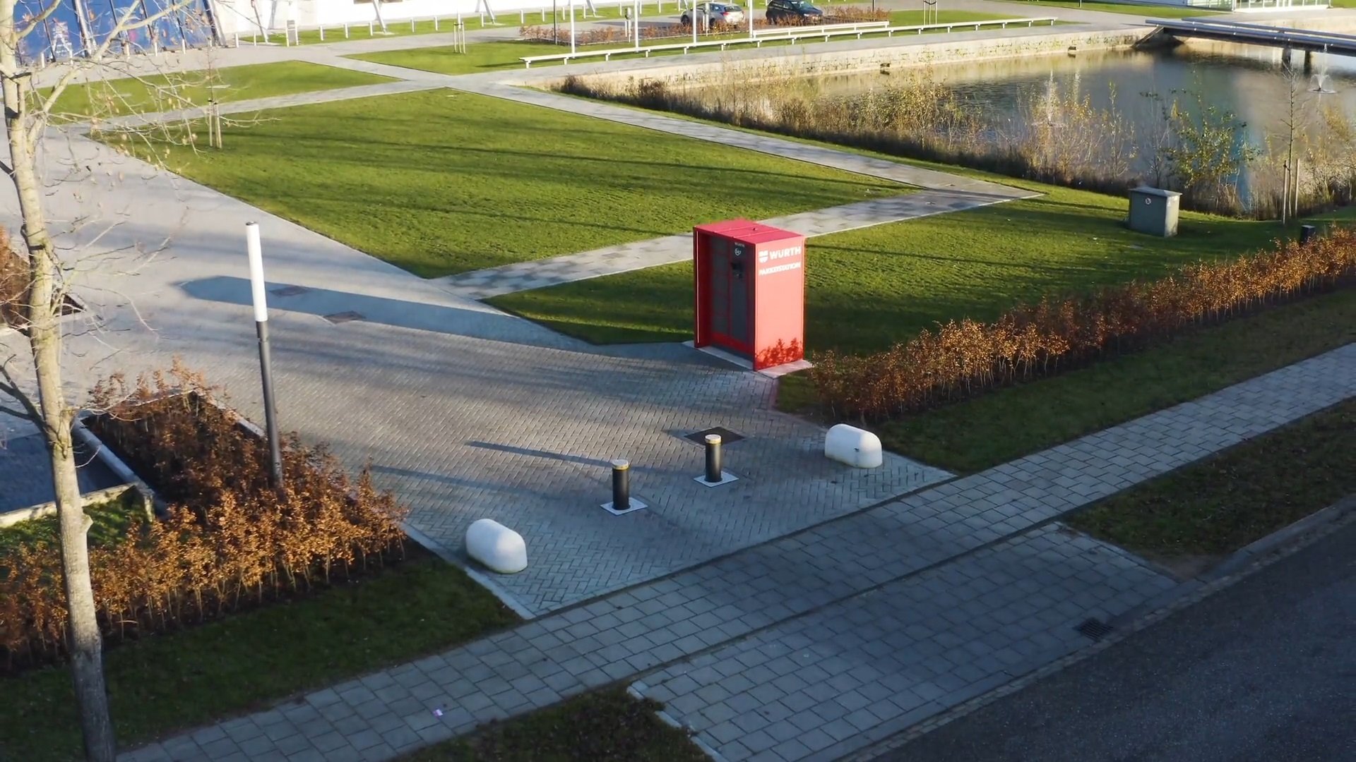 FAAC J200 HA Bollards for WÜRTH Nederland BV Headquarters