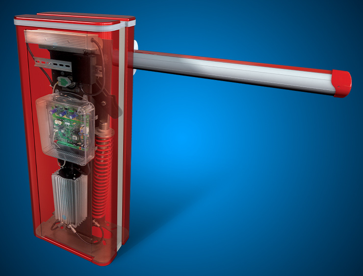 B680H - 24V Automatic Hybrid Barrier